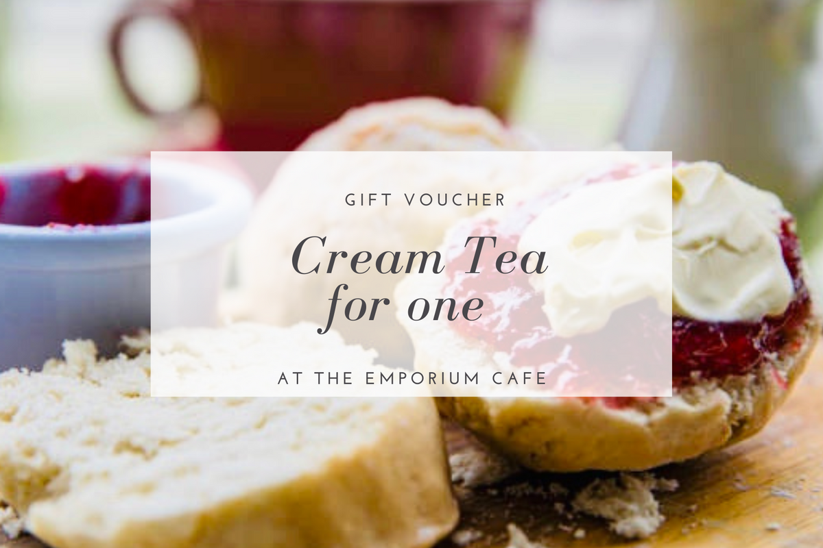 Cream Tea For One Gift Voucher – The Emporium Yeovil
