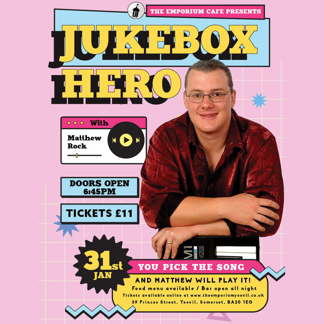 Jukebox Hero with Matthew Rock - CAFEBAR AREA (restricted view) – The ...