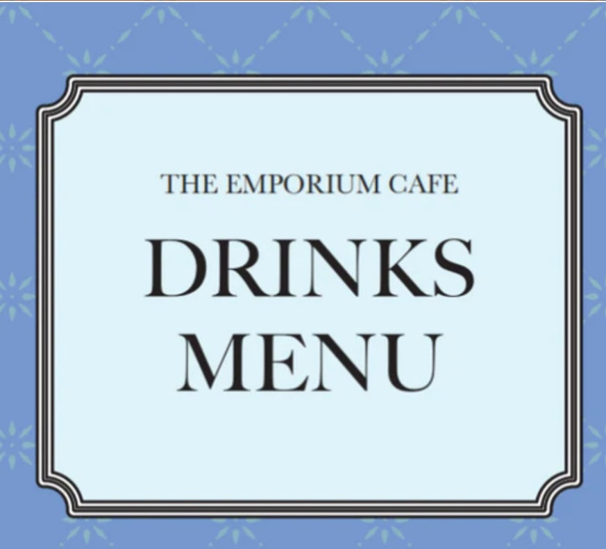 MENU MAIN PAGE – The Emporium Yeovil